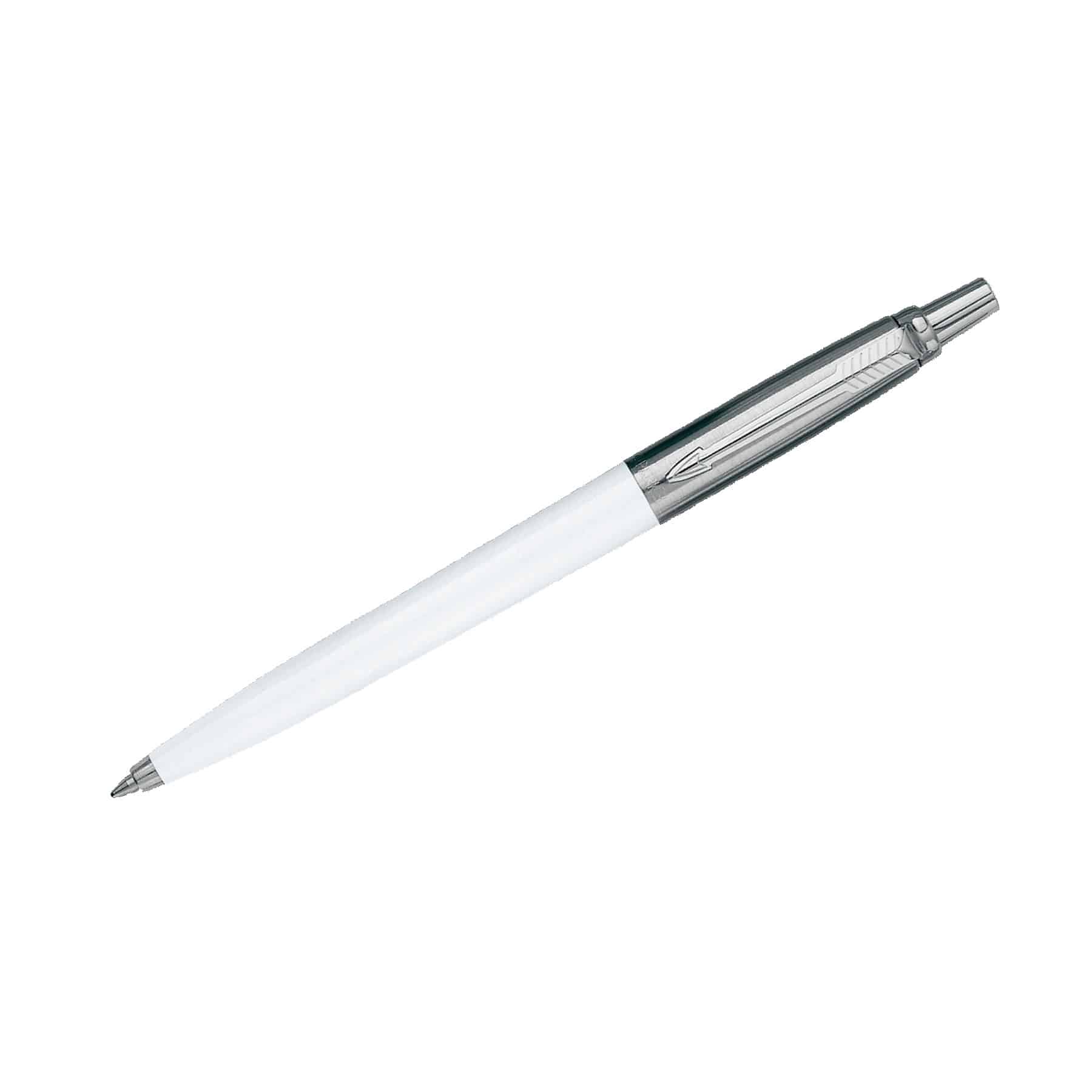 Custom Parker® Jotter Original Ballpoint Pen (White CT) with Logo ...